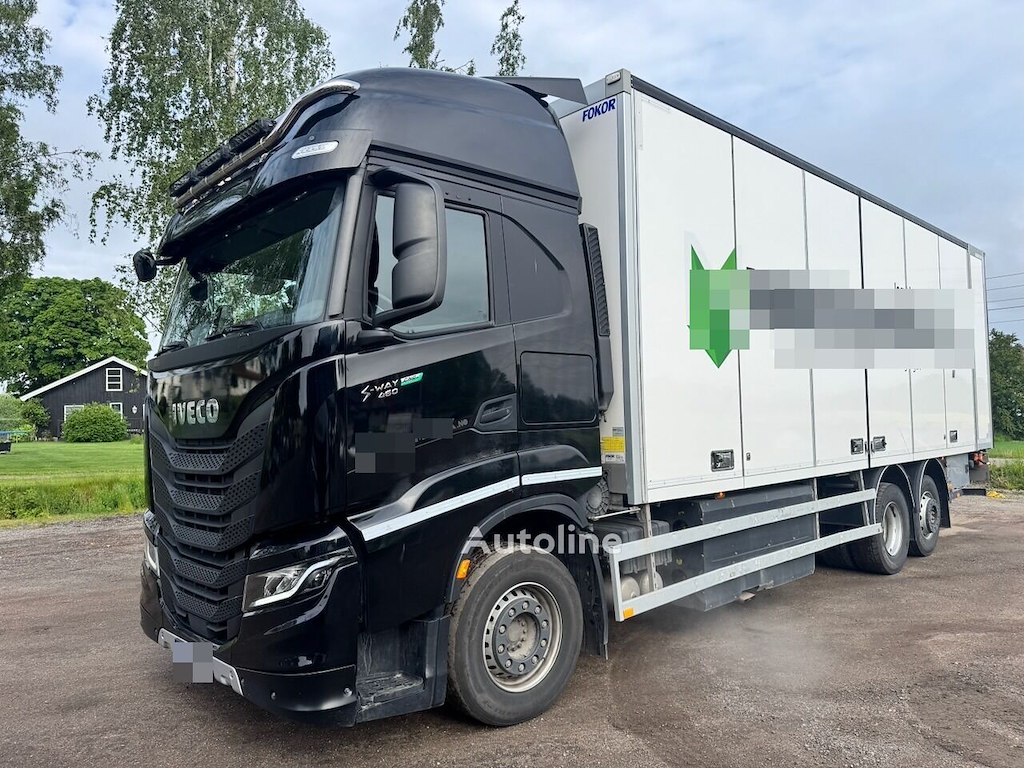 IVECO S-WAY 460 6x2 Skapbil m/ Full sideåpning – CNG SE VIDEO kamion furgon