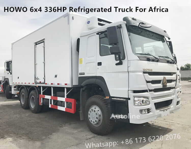 Novi Howo 6x4 336HP Refrigerated Truck For Africa Market kamion hladnjača