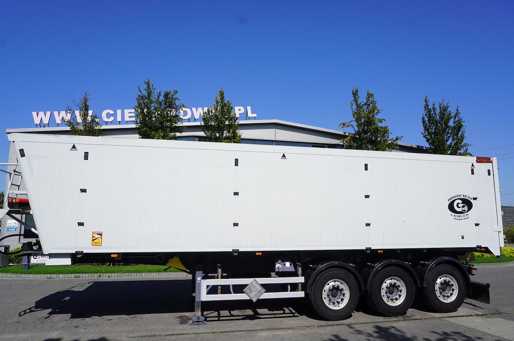 Gras aluminum tipper semi-trailer 48 m³ poluprikolica kipera