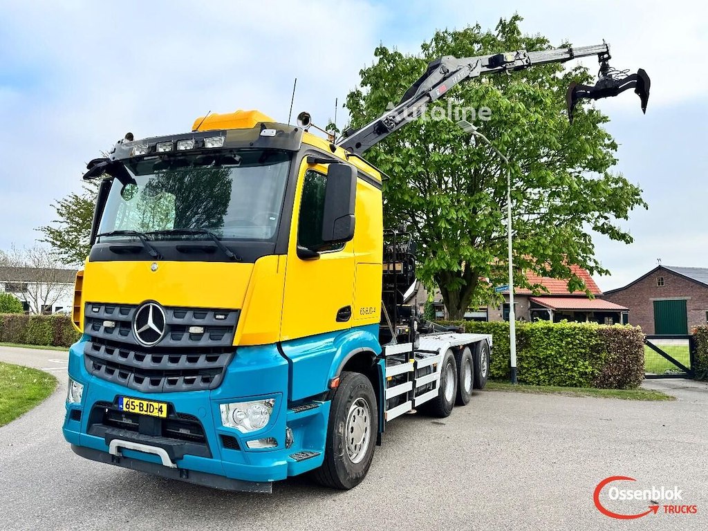 Mercedes-Benz AROCS 3643 8x4 Euro 6 met HIAB Multilift XR 26 Ton en HIAB Z-PRO kamion rol kiper