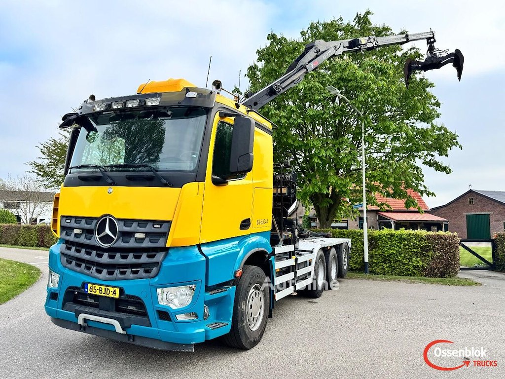 Mercedes-Benz AROCS 3643 8x4 Euro 6 met HIAB Multilift XR 26 Ton en HIAB Z-PRO kamion rol kiper