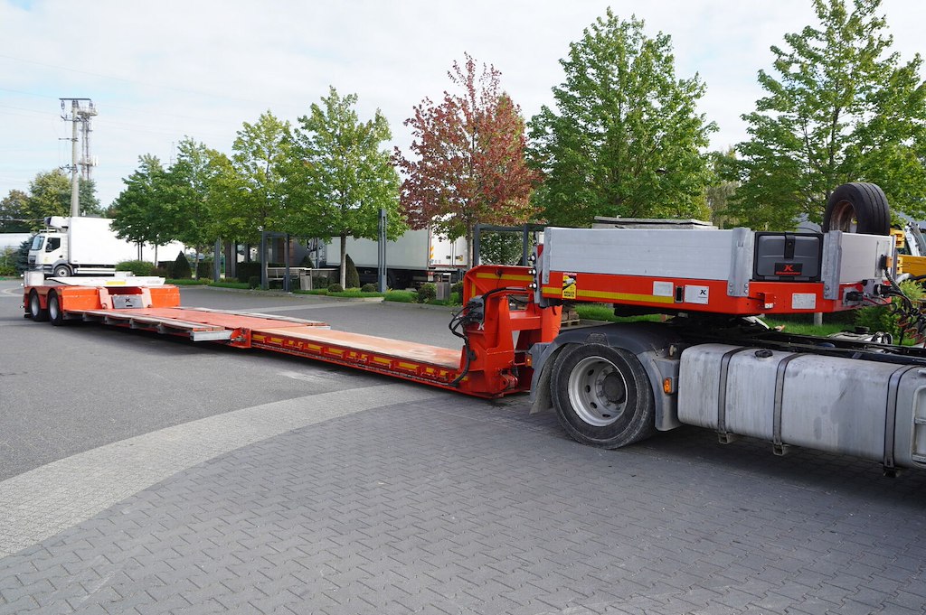 Kässbohrer LB2 TIEF-BETT low loader semi-trailer / 16.5 m / Extendable semi poluprikolica sa niskom platformom