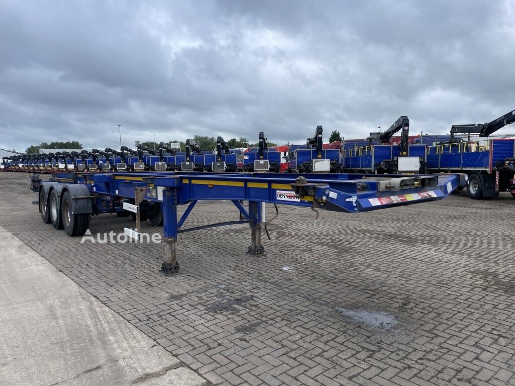 Dennison LOCK AND GO SLIDING SKELETAL TRAILER - C345790 poluprikolica za prevoz kontejnera