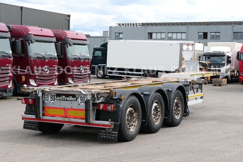 LeciTrailer BDF Multi-Chassis Lift-/Lenkachse SAF-Achsen poluprikolica za prevoz kontejnera