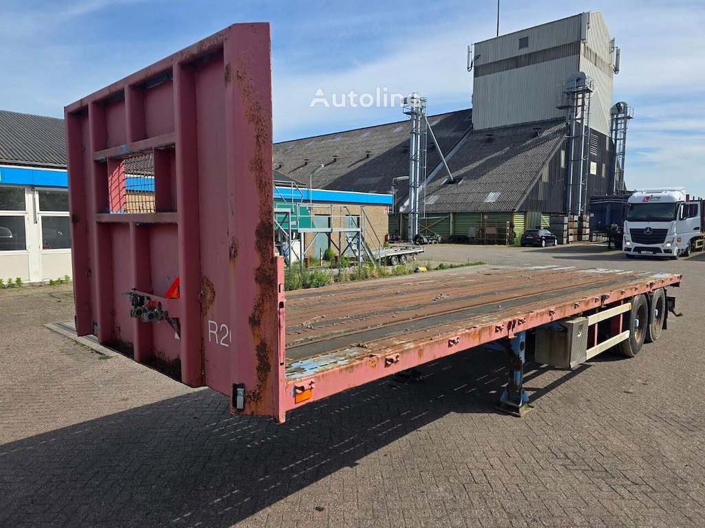 Mol BPW - Drum 10.27 Meters Long MOL 2-axle flatbed semi-trailer - B poluprikolica platforma