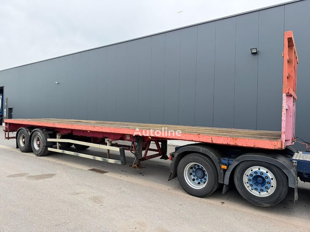 LAG 2-AXLES PLATFORM / PLATEAU 38T - 12m - ROR - AIR SUSP - DRUM BRA poluprikolica platforma