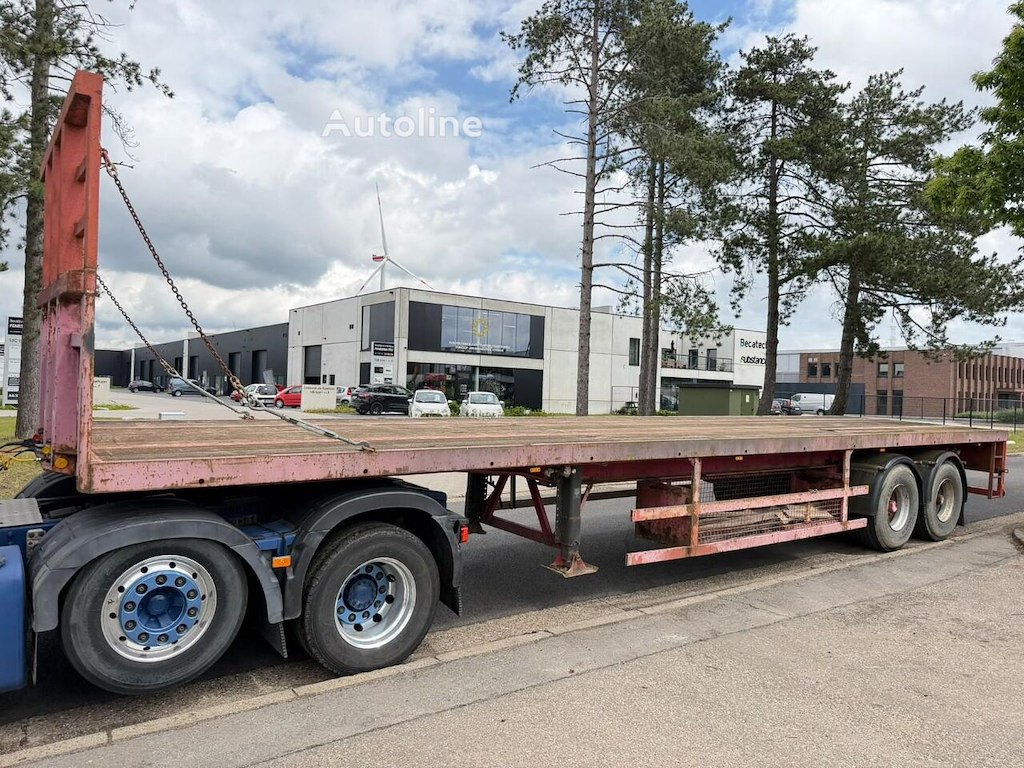 LAG 2-AXLES PLATFORM / PLATEAU 38T - 12m - ROR AXLES - AIR SUSPENSIO poluprikolica platforma
