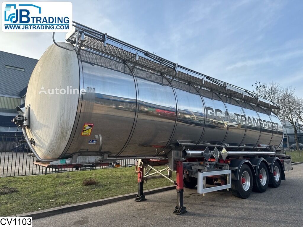 Tank GRW Chemie 37.500 Liter, 1 Comp, Lift axle cisterna za prevoz hemikalija
