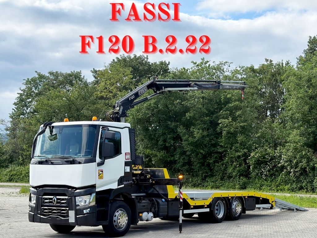 Renault T 380 * Abschleppwagen 7,40m* KRAN/FUNK * TOP šlep auto