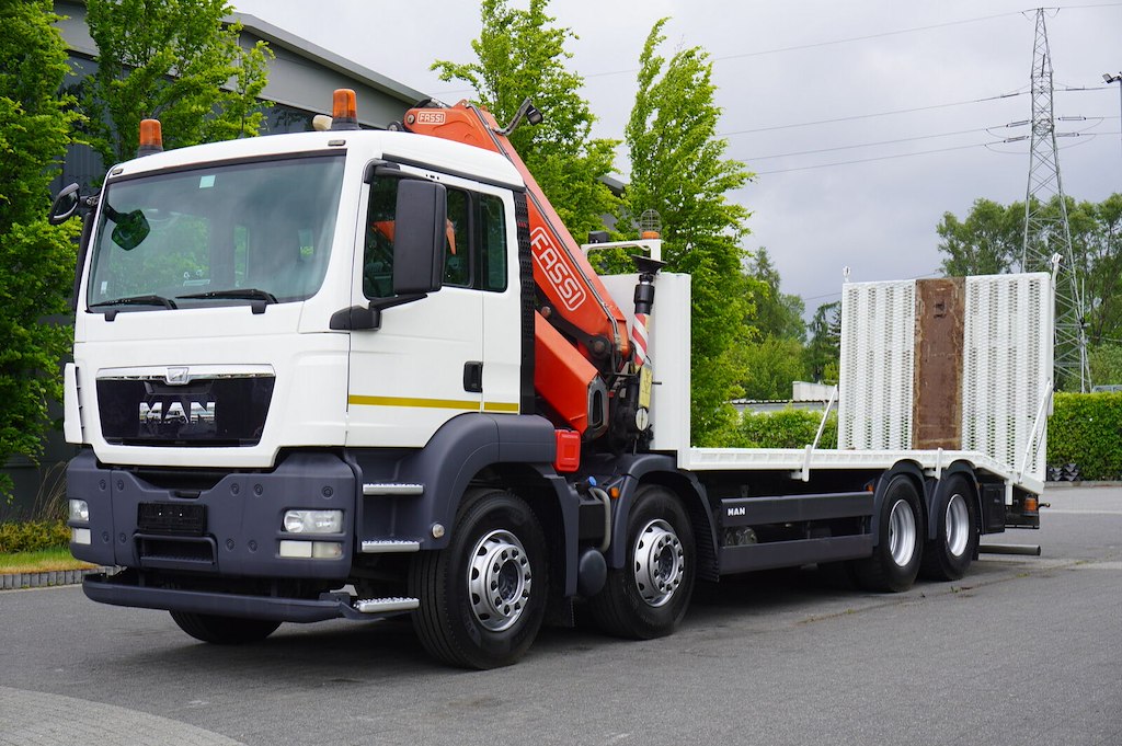 MAN TGS 35.360 8×2 / HDS FASSI F165A.2.22 crane / Remote control / t šlep auto