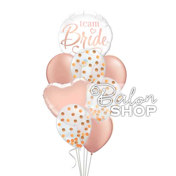 Team Bride helijumski baloni u buketu