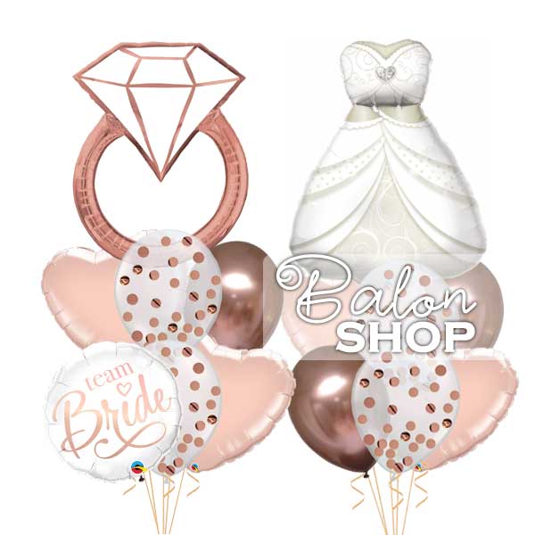 Bride to be set rose gold sa venčanicom