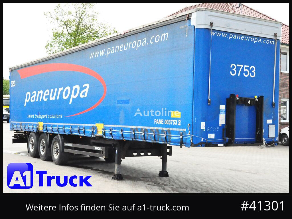 Kögel S 24 Tautliner, Code XL, BPW, 1 Vorbesitzer, VDI 2700 poluprikolica s ceradom