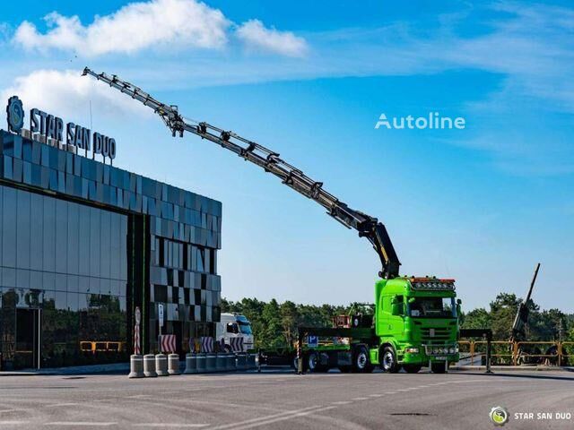 Scania R480 8x2 PALFINGER PK 78002 Crane Fly Jib 2016 kamion za prevoz drva