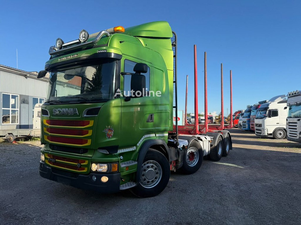 Scania R730 8X4 Full Steel kamion za prevoz drva