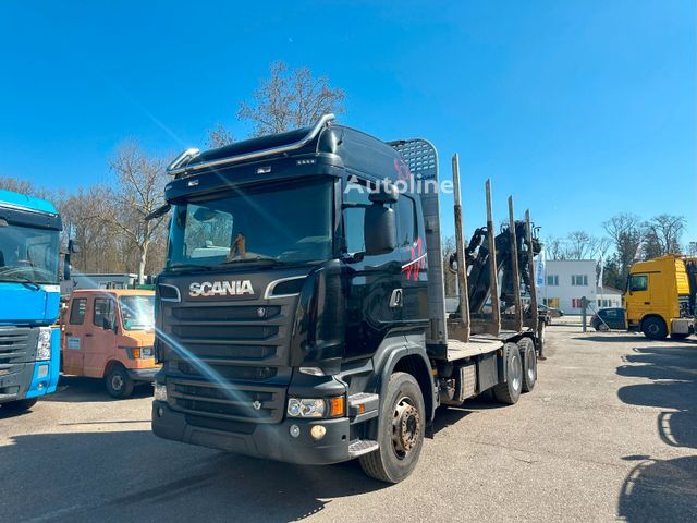 Scania R580 V8 NO CRANE! kamion za prevoz drva
