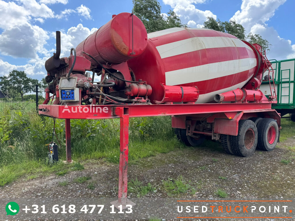 AutoMix / 2 Axle / 10M3 / Full Steel / Diesel / Belgium Trailer poluprikolica betonska mešalica