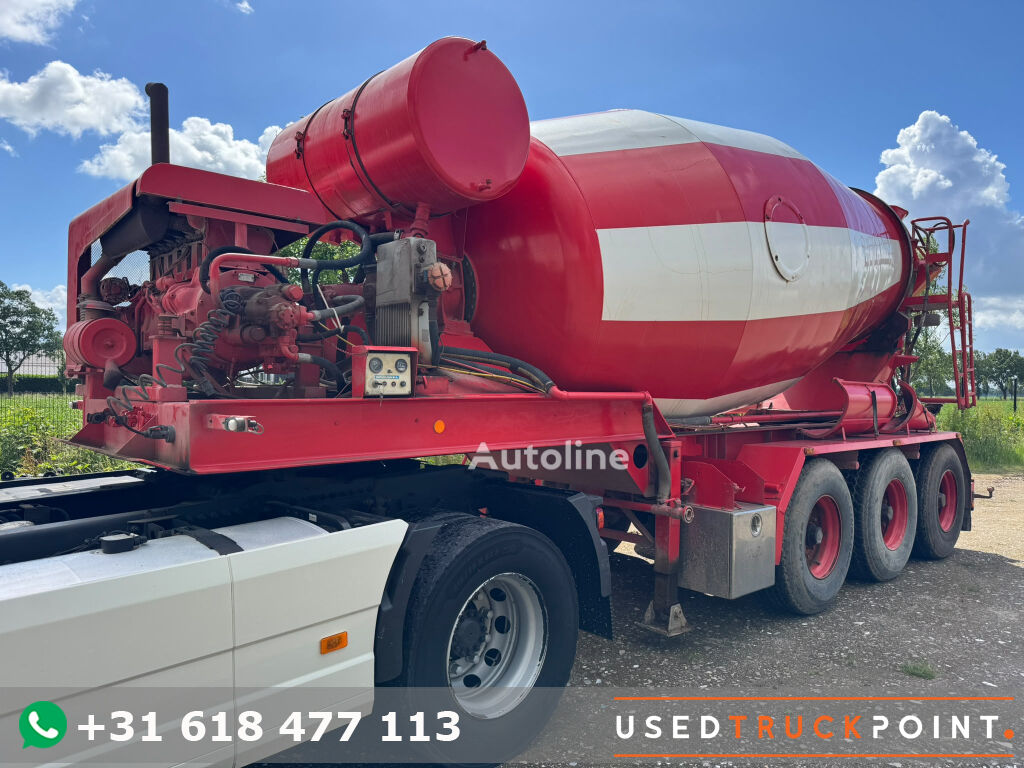 Mol 3 Axle / Diesel Engine / 12M3 / Drumbrakes / TUV: 11-2026 / Belg poluprikolica betonska mešalica