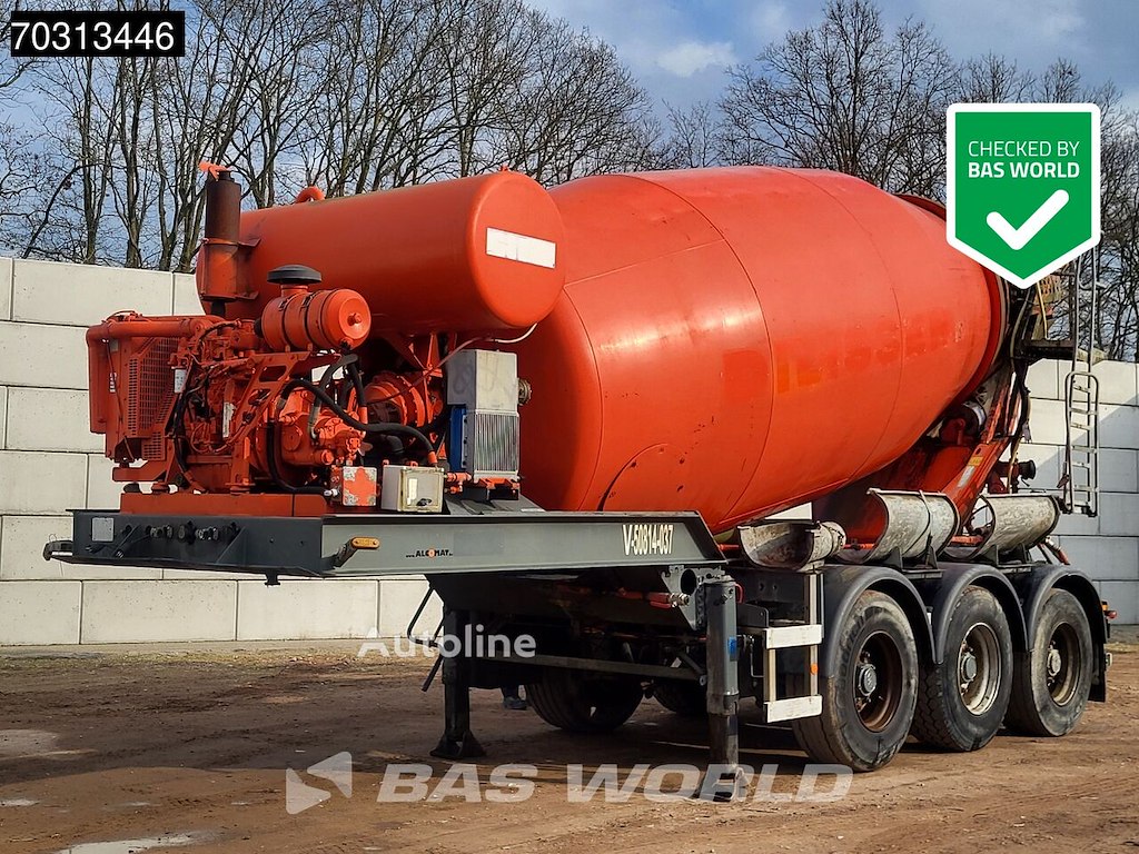 Mol M12127TRM Concrete Engine poluprikolica betonska mešalica