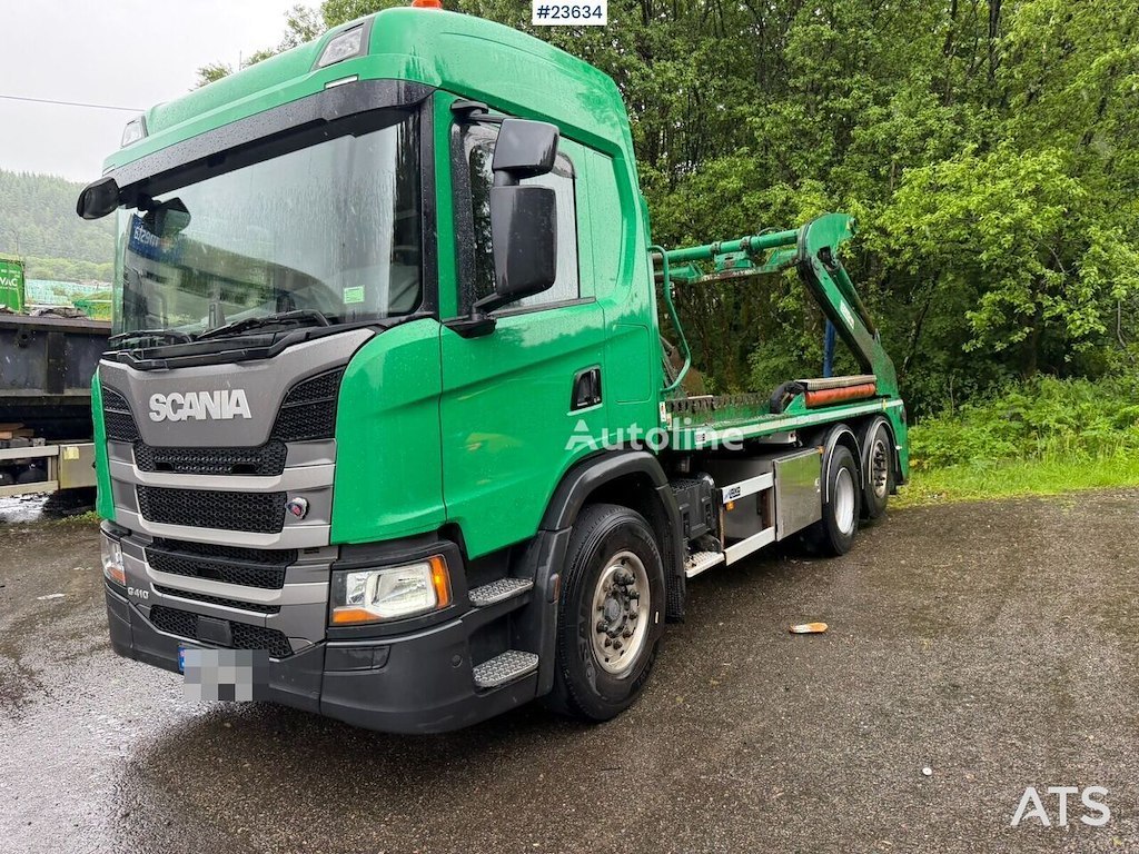 Scania G410 liftdumper m/ rotator kamion autopodizač kontejnera