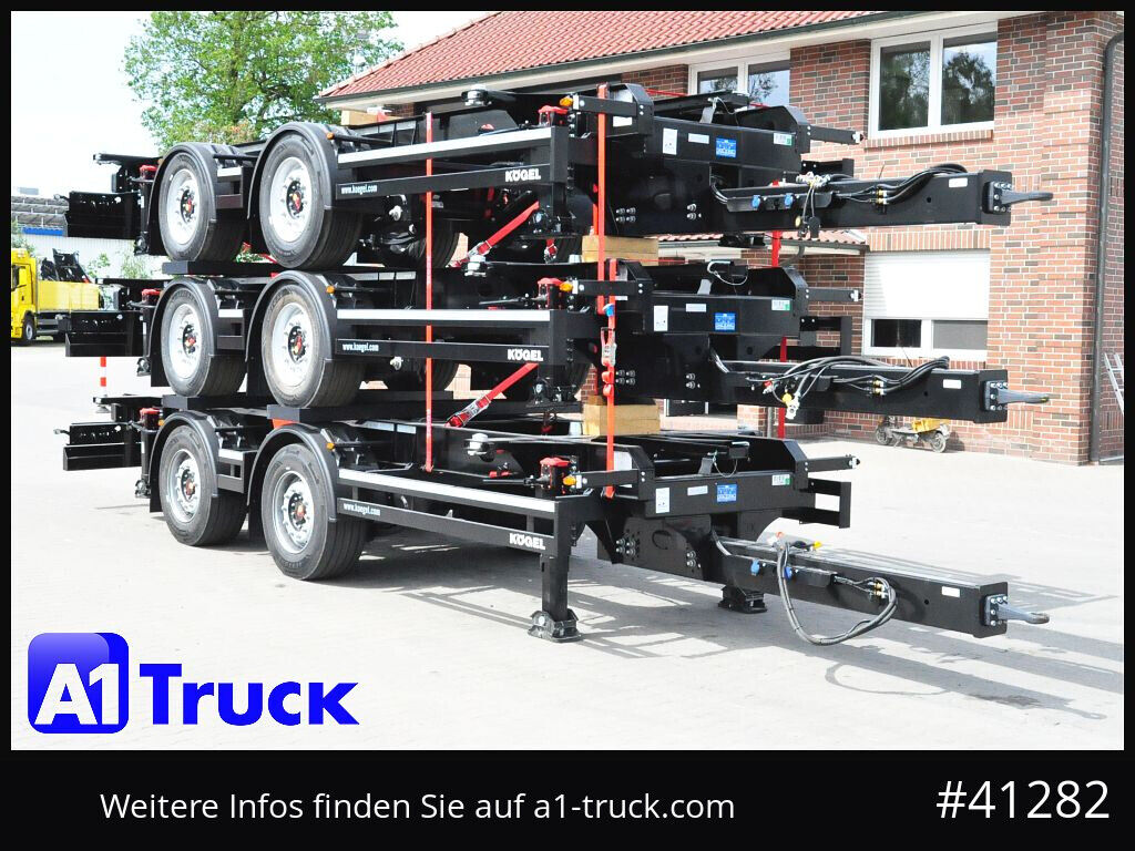 Nova Kögel ZW 18 BDF, Midi Tandem prikolica za kontejnere
