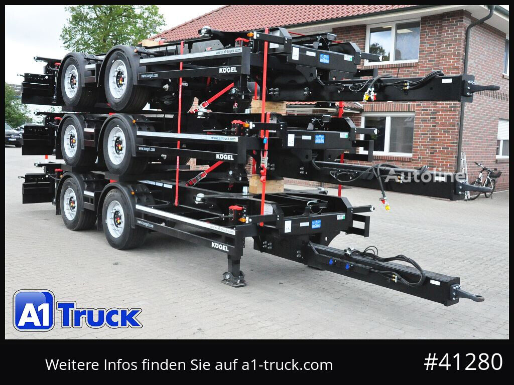 Nova Kögel ZW 18 BDF, Midi Tandem, Neu sofort prikolica za kontejnere