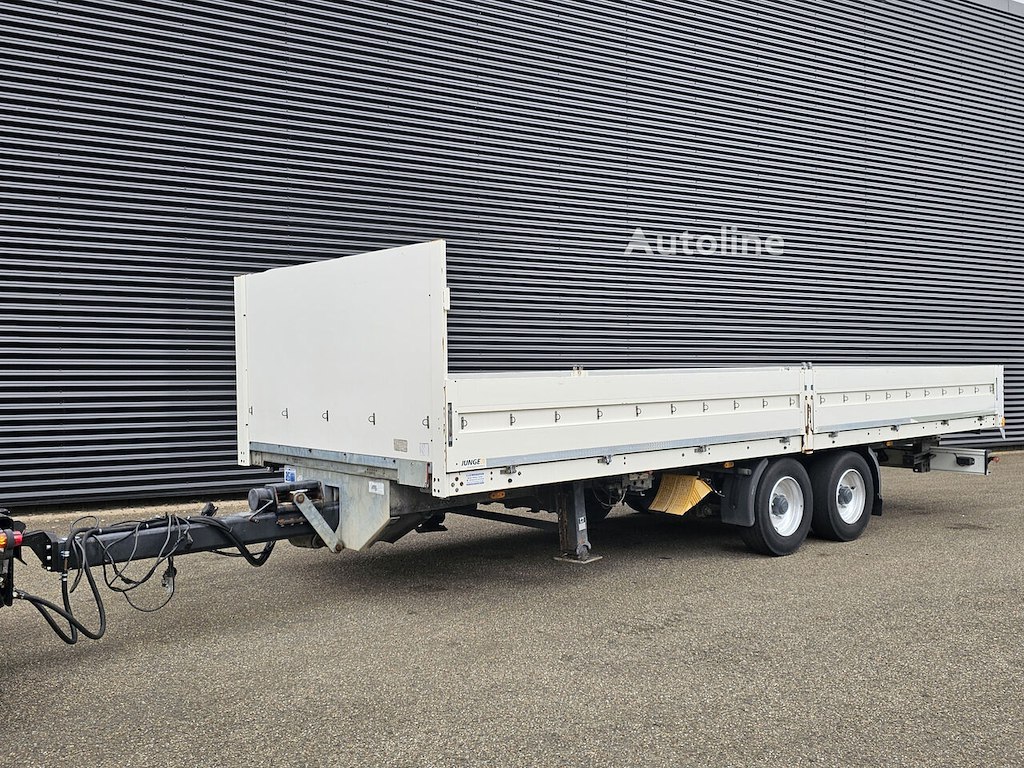 Junge Junge / 2 AXLE TRAILER WITH BOARDS prikolica sa ravnom platformom