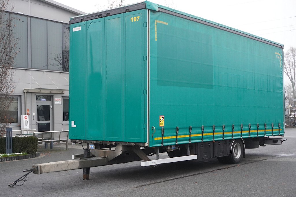 Redos trailer / 19 EPAL / 4 units prikolica sa kliznom ceradom