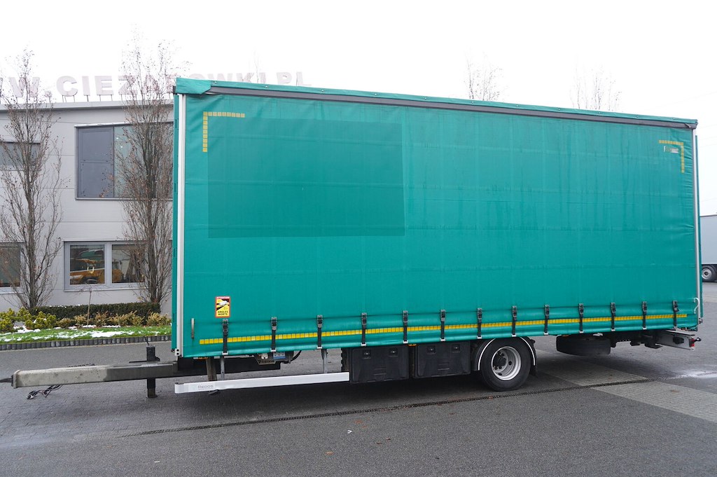 REDOS trailer / 19 EPAL / 4 units prikolica sa kliznom ceradom