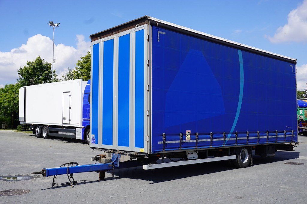 Gniotpol Tandem trailer / 10t / 2018 / 19 pallets prikolica sa kliznom ceradom