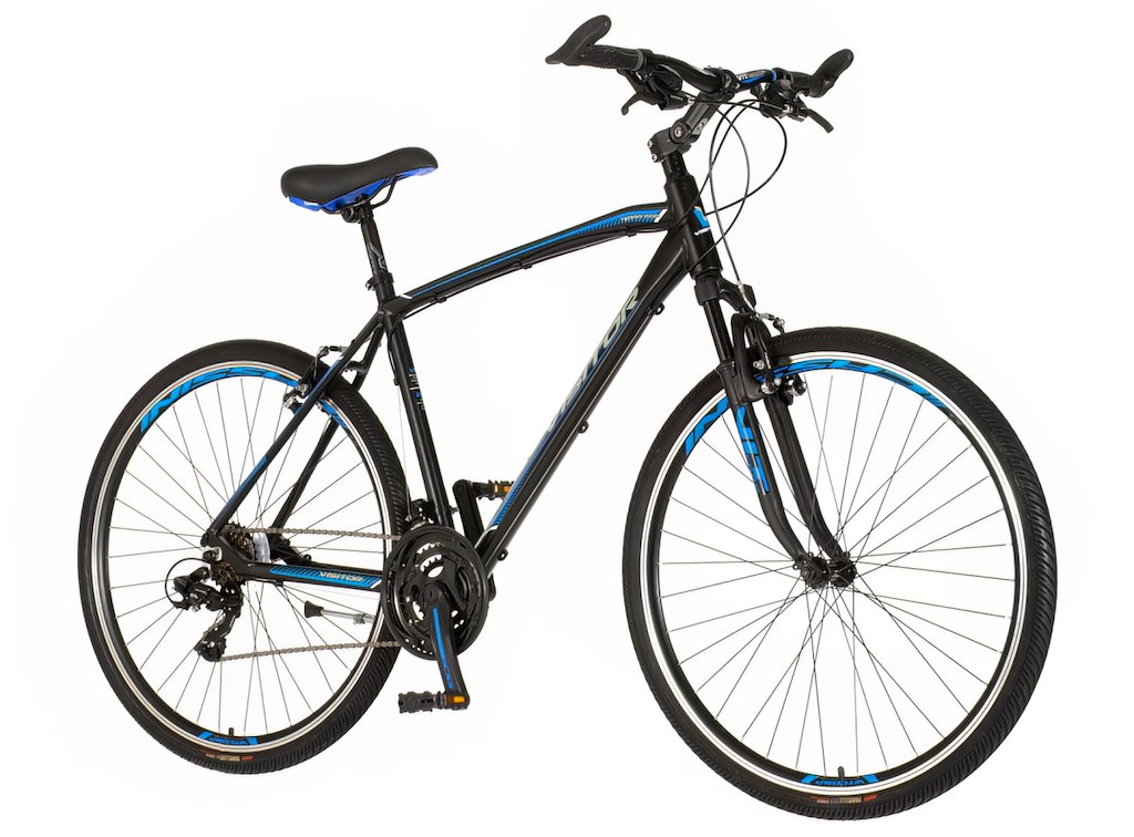 BICIKL TOUR VISITOR TERRA MAN 28" AMORTIZER ALU 21" V-BRAKE 21 BRZINA 167-192CM (L/XL) CRNO PLAVI