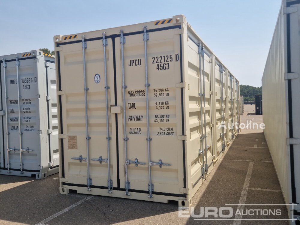 Prodaje se 40' Container, One Side 4 Doors, One End Door, Lock Box, Si kontejner 40 stopa na aukciji
