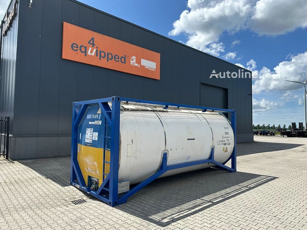 Welfit Oddy 20FT ISO / 24.900L / 1-COMP / T11 / 22K2 / ADR valid until 03/20 rezervoar-kontejner 20 stopa