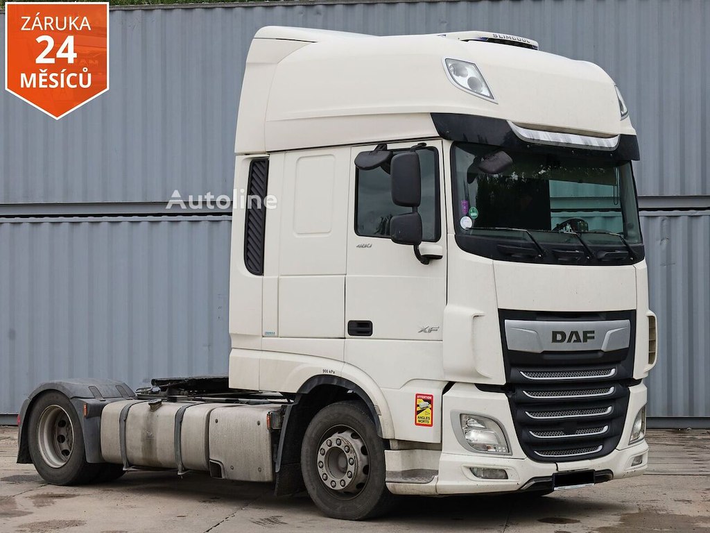 DAF XF 480, EURO 6, LOW DECK, NOVÉ BATERIE tegljač