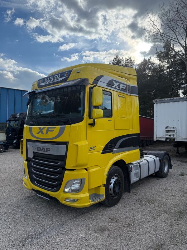 DAF XF460 SPACE CAB AUTOMAT SPOJLERY KLIMA WEBASTO HYDRAULIKA DO WYW tegljač