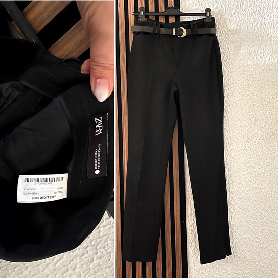           Popularne pantalone dubokog struka XS/S