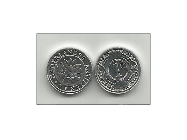Netherland Antilles 1 cent 1990. UNC