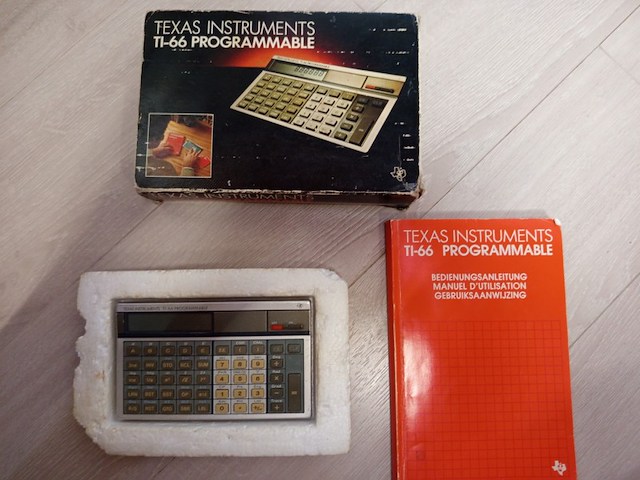 Digitron : Texas Instruments TI-66 Programmable