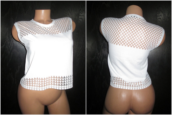 CROP TOP "ZARA" S-M nekoriscen
