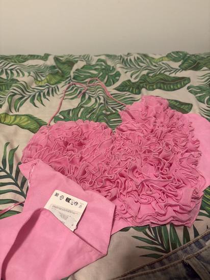 Zara top XL i Zara teksas suknja M/L