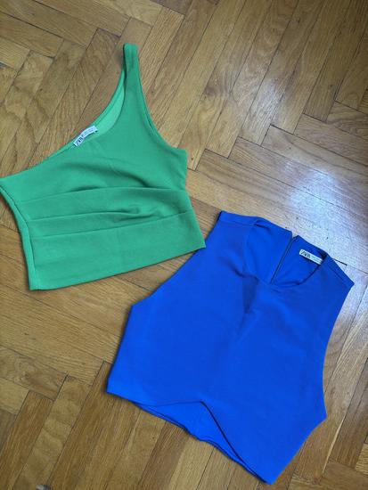 2 Zara crop topa za 1200din