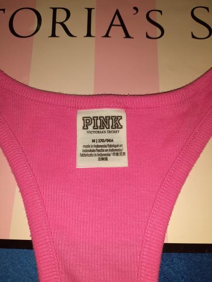 VS Pink roze rebrasta sportska majica%