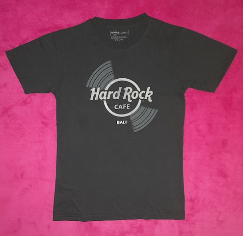 Hard rock cafe Bali crna majica kratak rukav NOVO%
