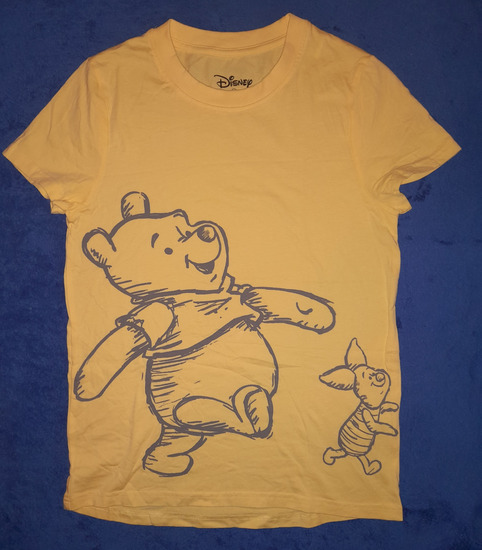 Primark žuta Winnie majica kratak rukav NOVO!%