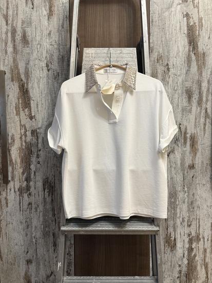 Nova bela polo majica Brunello Cucinelli m