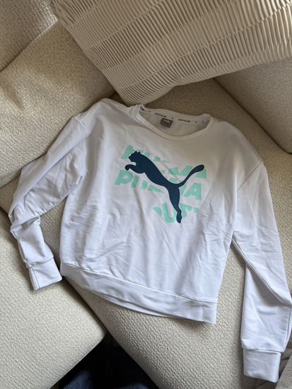 NOV PUMA beli duks za trening XS