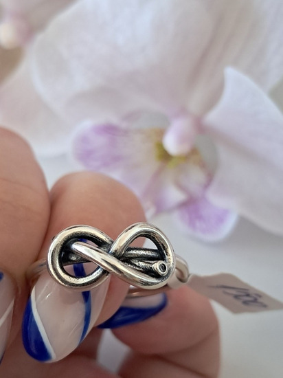 Nov Pandora prsten infinity 19mm 925