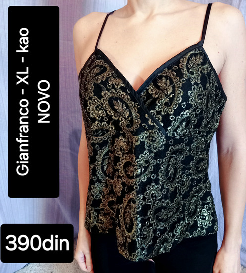 Gianfranco bluza majiica bretele XL/42 kao NOVO