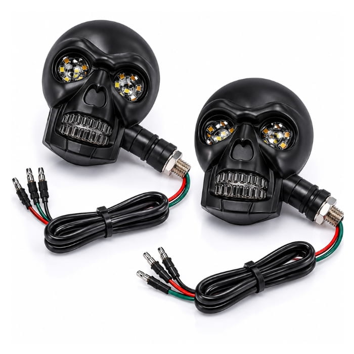 Led migavci za motor kosturska glava