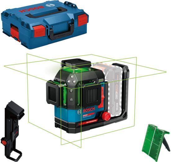 Bosch EXPERT EXLL 18V-120-33CG linijski laser 120m domet Solo; bez baterije i punjača + L-BOXX (0601065B01)